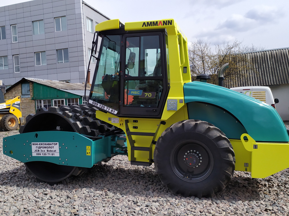 Оренда Каток грунтовий AMMANN ASC70 с бандажом Київ і область