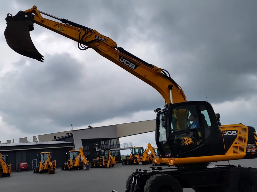 Екскаватор JCB 145 в оренду від Minirent Повноповоротний Js145w