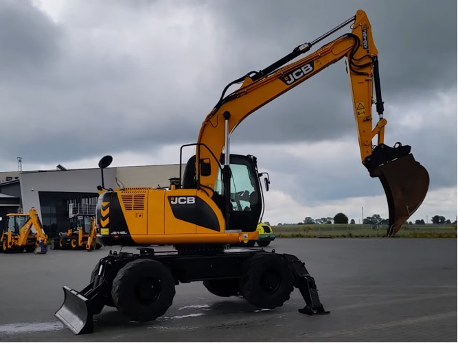 Екскаватор JCB 145 в оренду від Minirent Повноповоротний Js145w