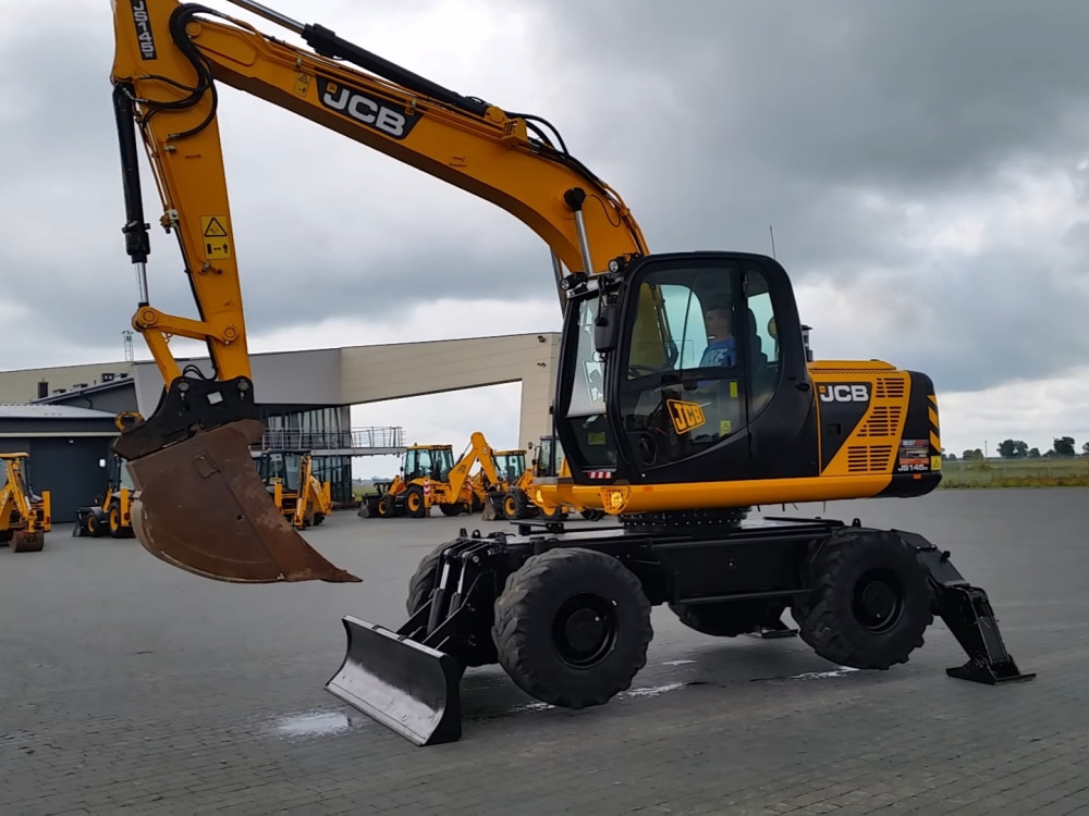 Экскаватор JCB 145 в аренду от Minirent Полноповоротный Js145w